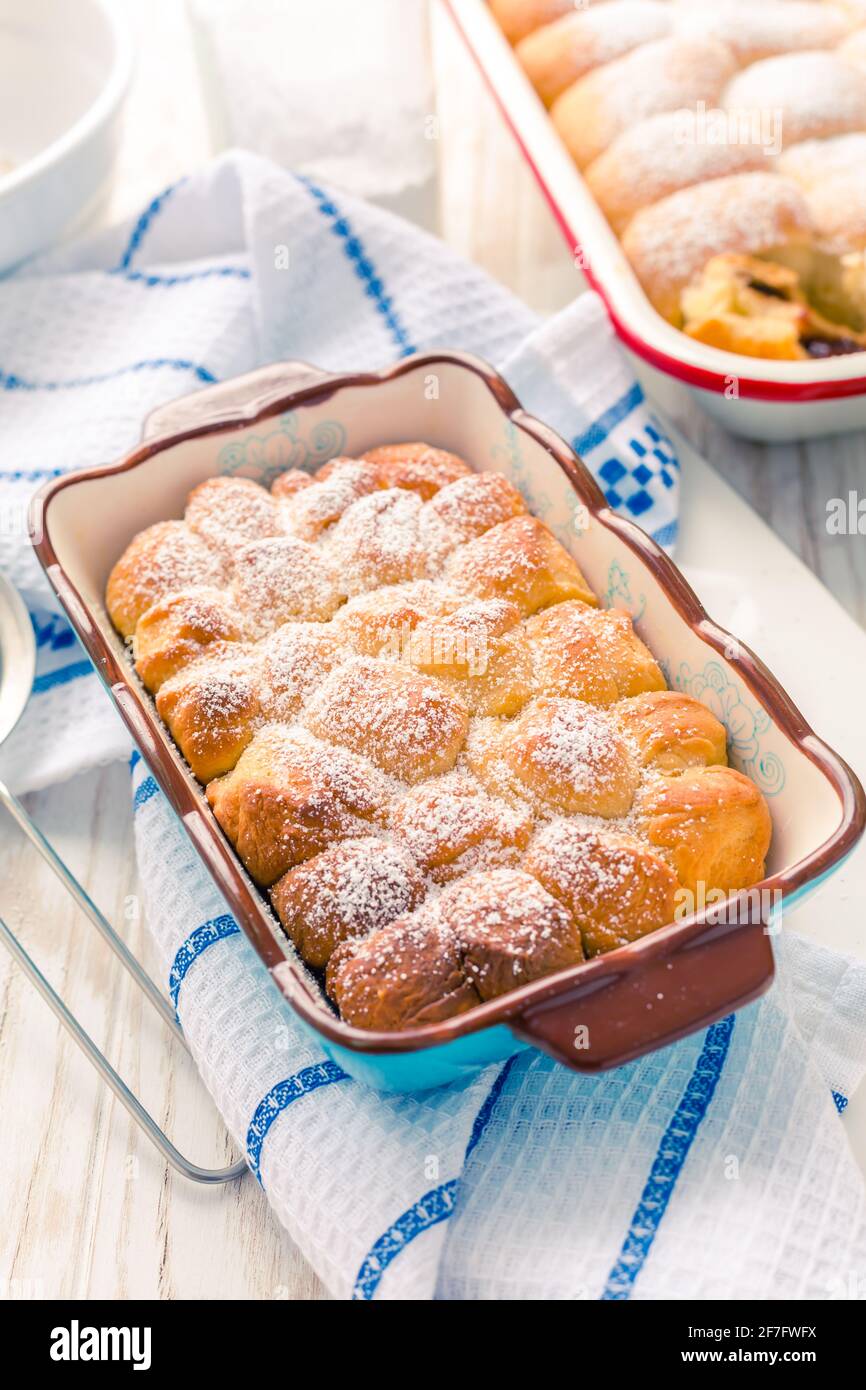 Austrian buchteln sweet yeast rolls hi-res stock photography and images ...