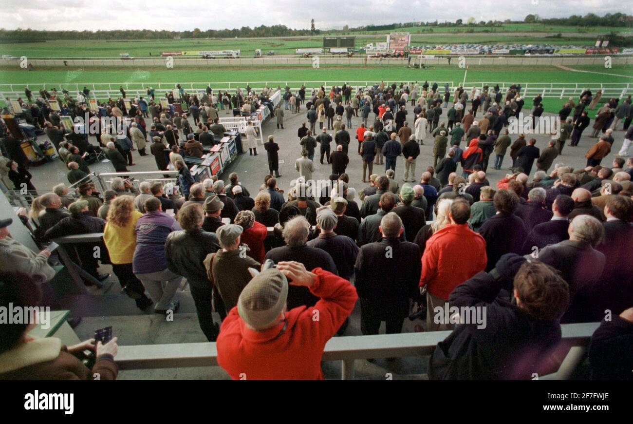 ALL WEATHER RACING AT LINGFIELD 13/11/2001 PICTURE DAVID ASHDOWN Stock ...