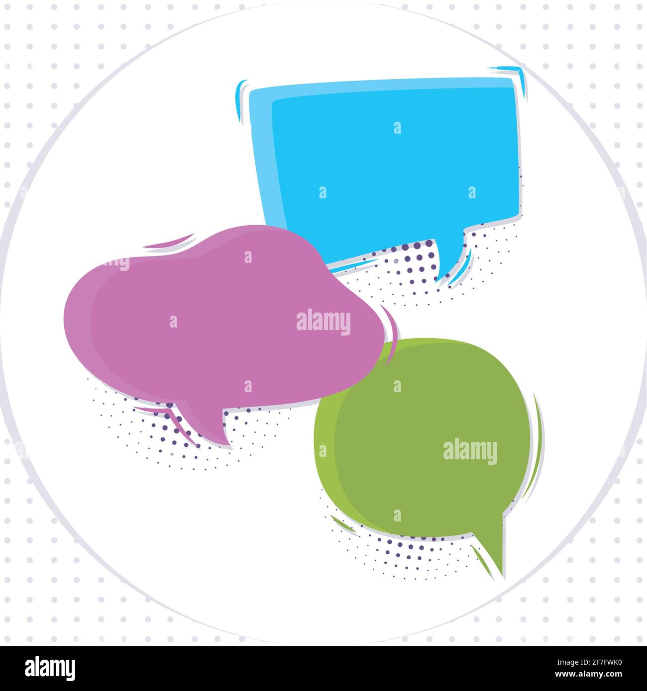 text balloons on white background Stock Vector Image & Art - Alamy