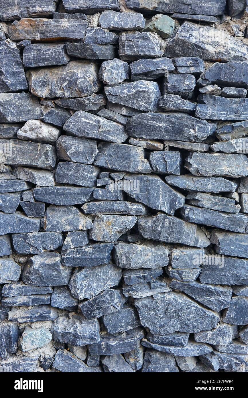 masonry stone wall rock construction pattern Stock Photo - Alamy