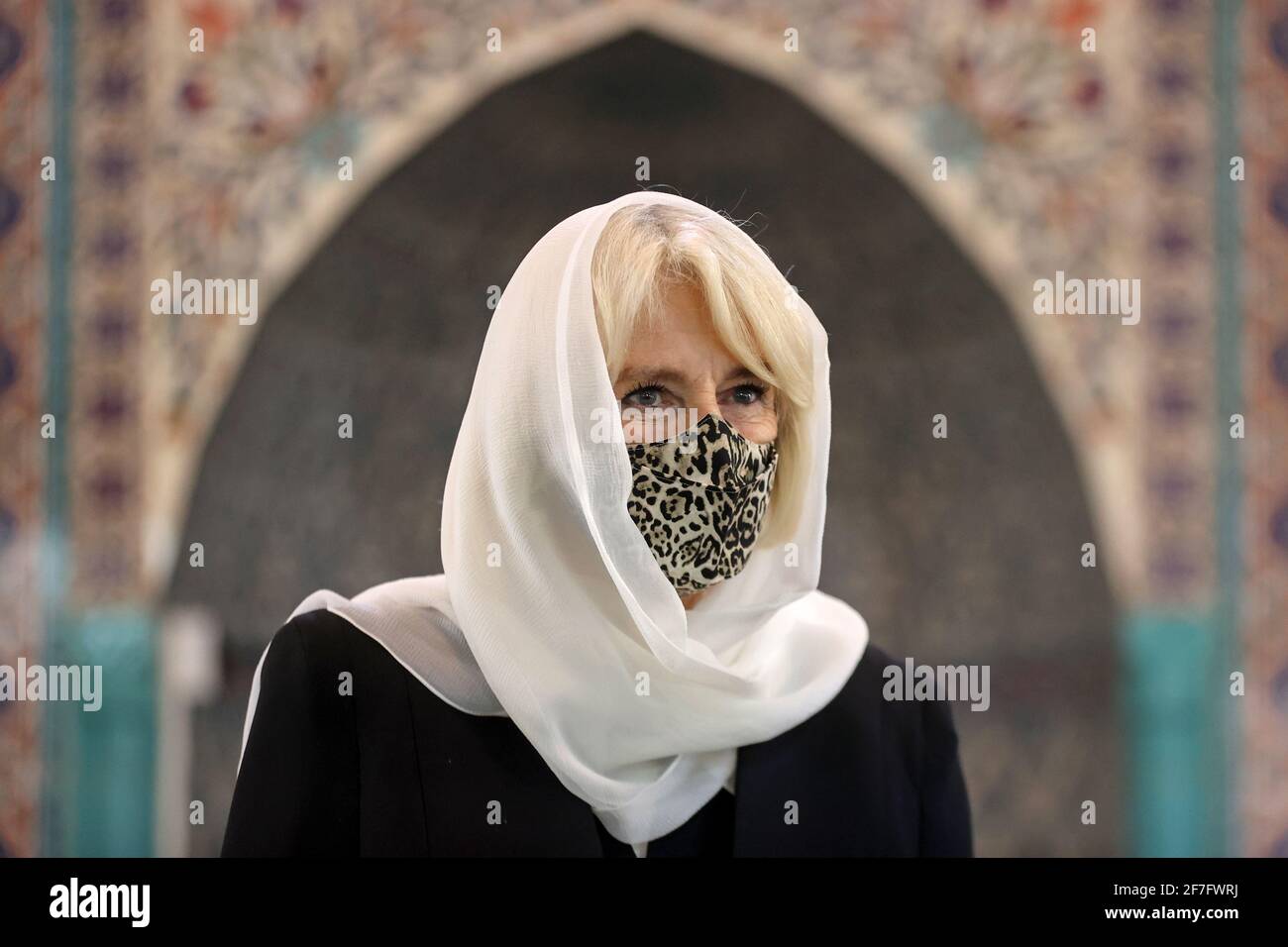 The Duchess of Cornwall during a visit to the London Islamic Cultural ...
