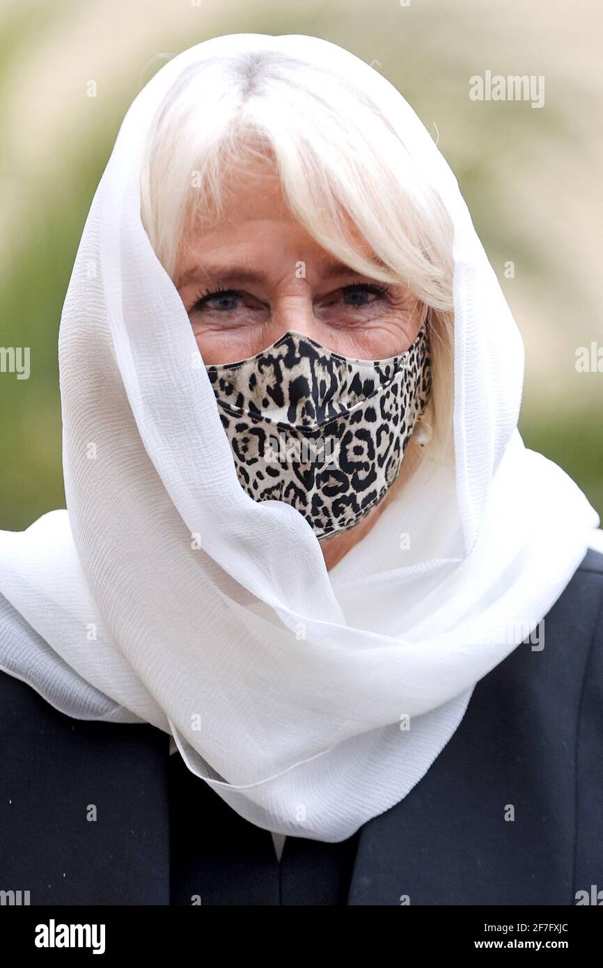 The Duchess of Cornwall during a visit to the London Islamic Cultural ...