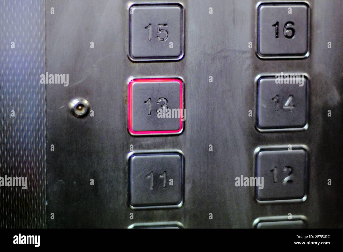 Berlin, Germany. 12th Mar, 2021. The number thirteen is framed by a red ...