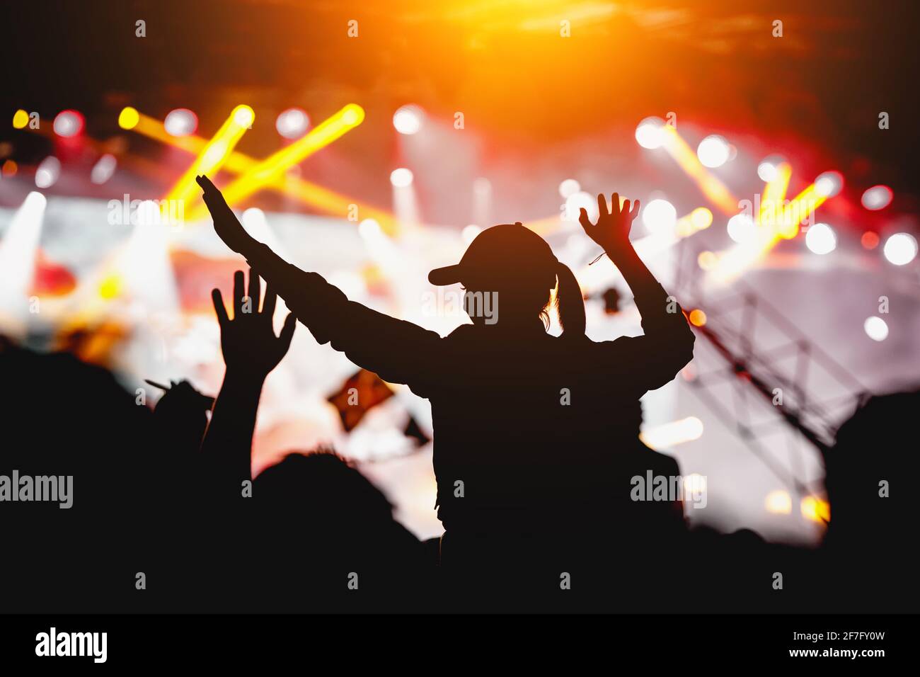 Rap Concert Silhouette