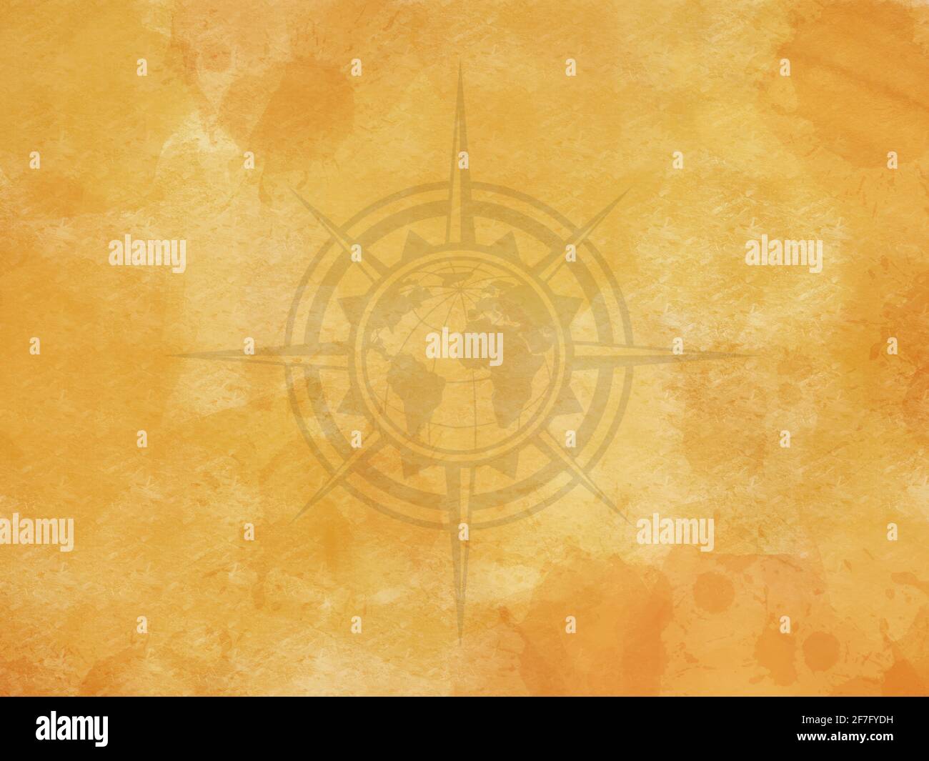 Template background old paper papyrus map compass navigation world ...