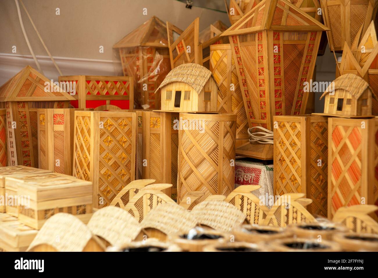 Bamboo-made Handicrafts, Bangladeshi people attend a rally in ...