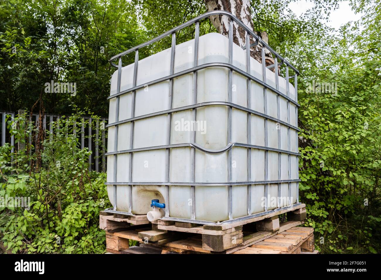 Water container for the temporary water supply construction site Stock ...