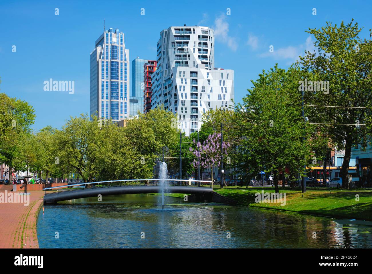 Rotterdam cityscape with modern houses Stock Photo - Alamy