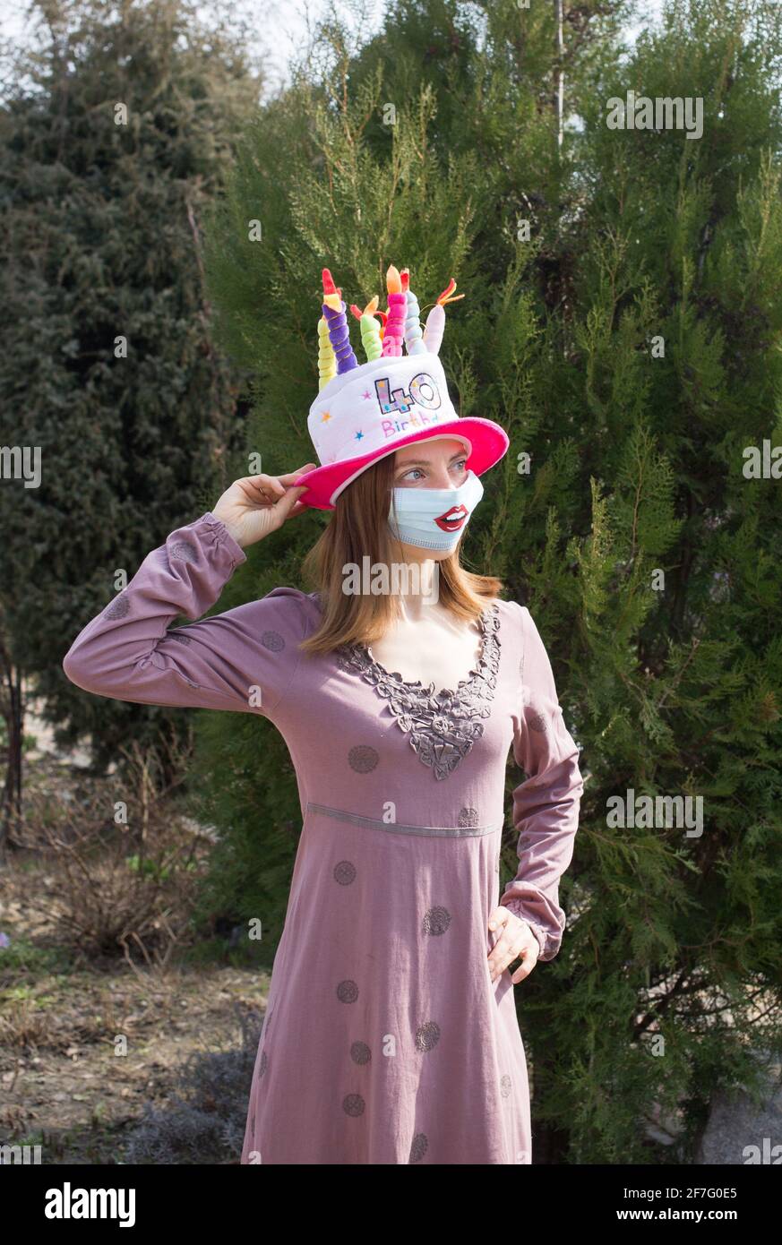 Birthday celebration in the pandemic hi-res stock photography and ...