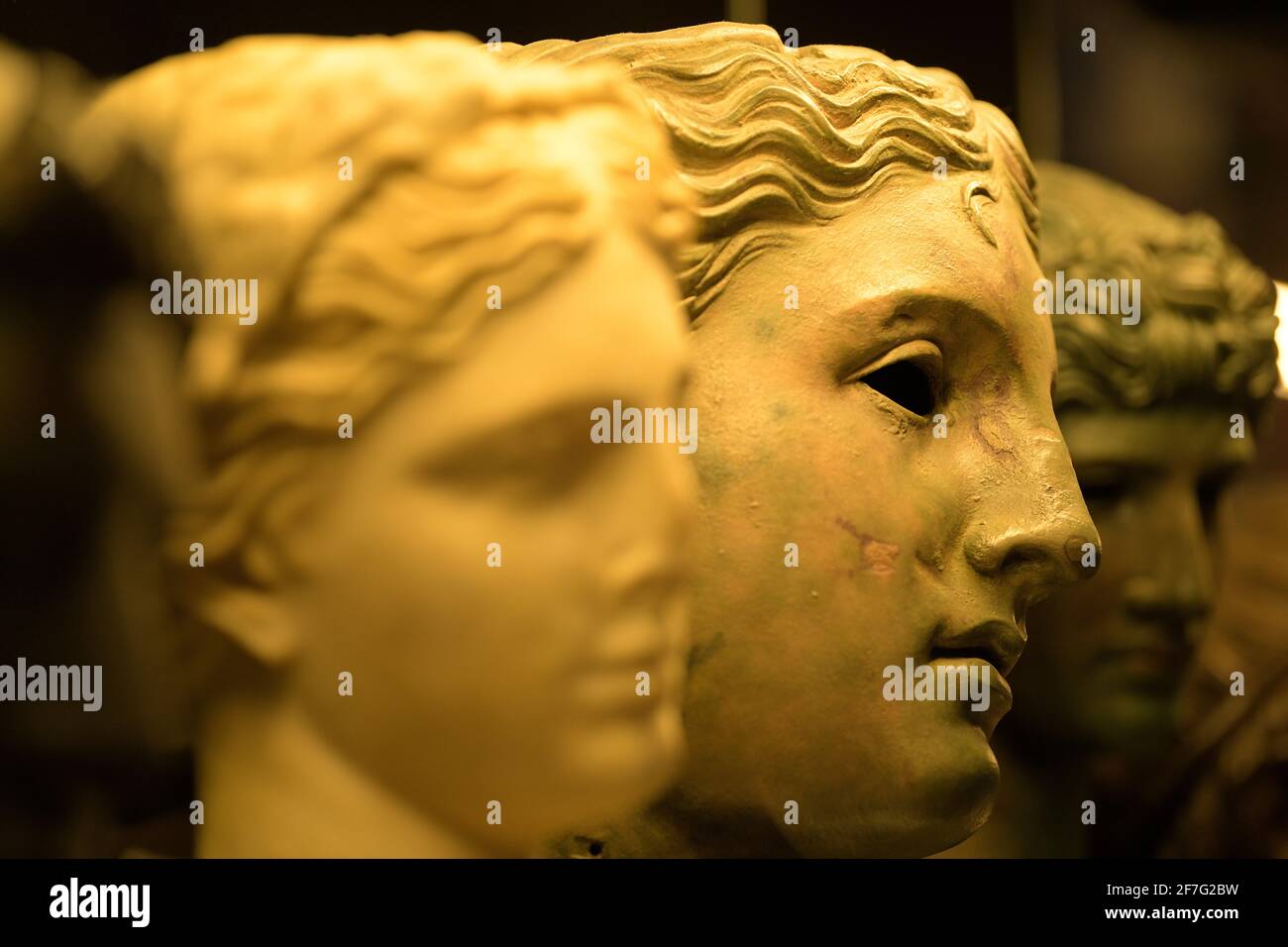 British Museum, london, Statues Stock Photo - Alamy