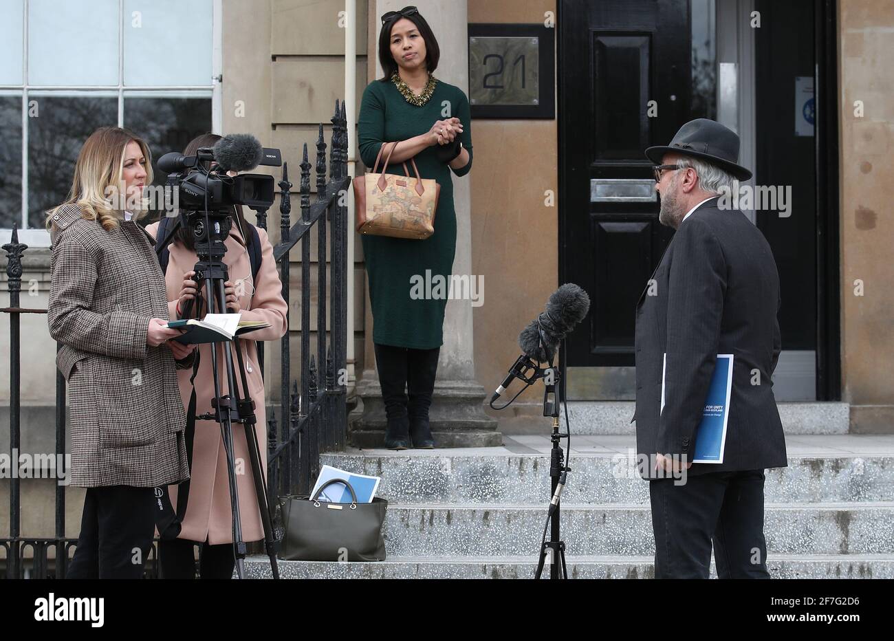 George galloway wife hi-res stock photography and images - Alamy