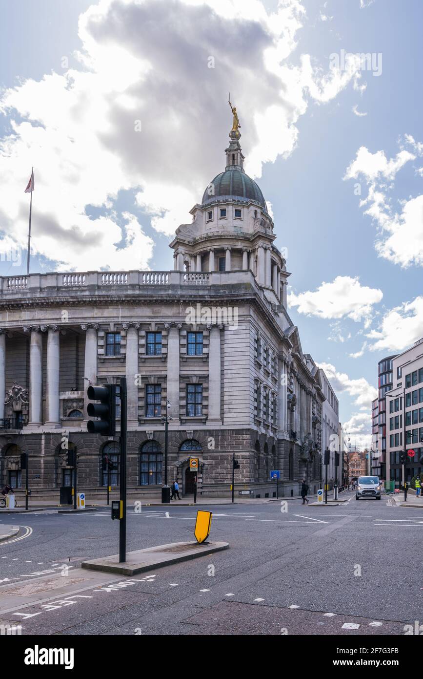 The Old Bailey central criminal court. London, England, UK Stock Photo ...