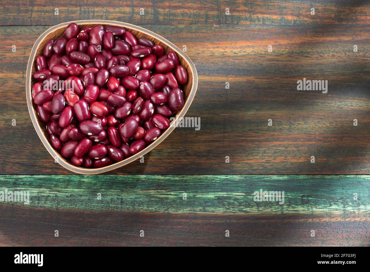 Raw red bean. Top view - Phaseolus vulgaris Stock Photo - Alamy