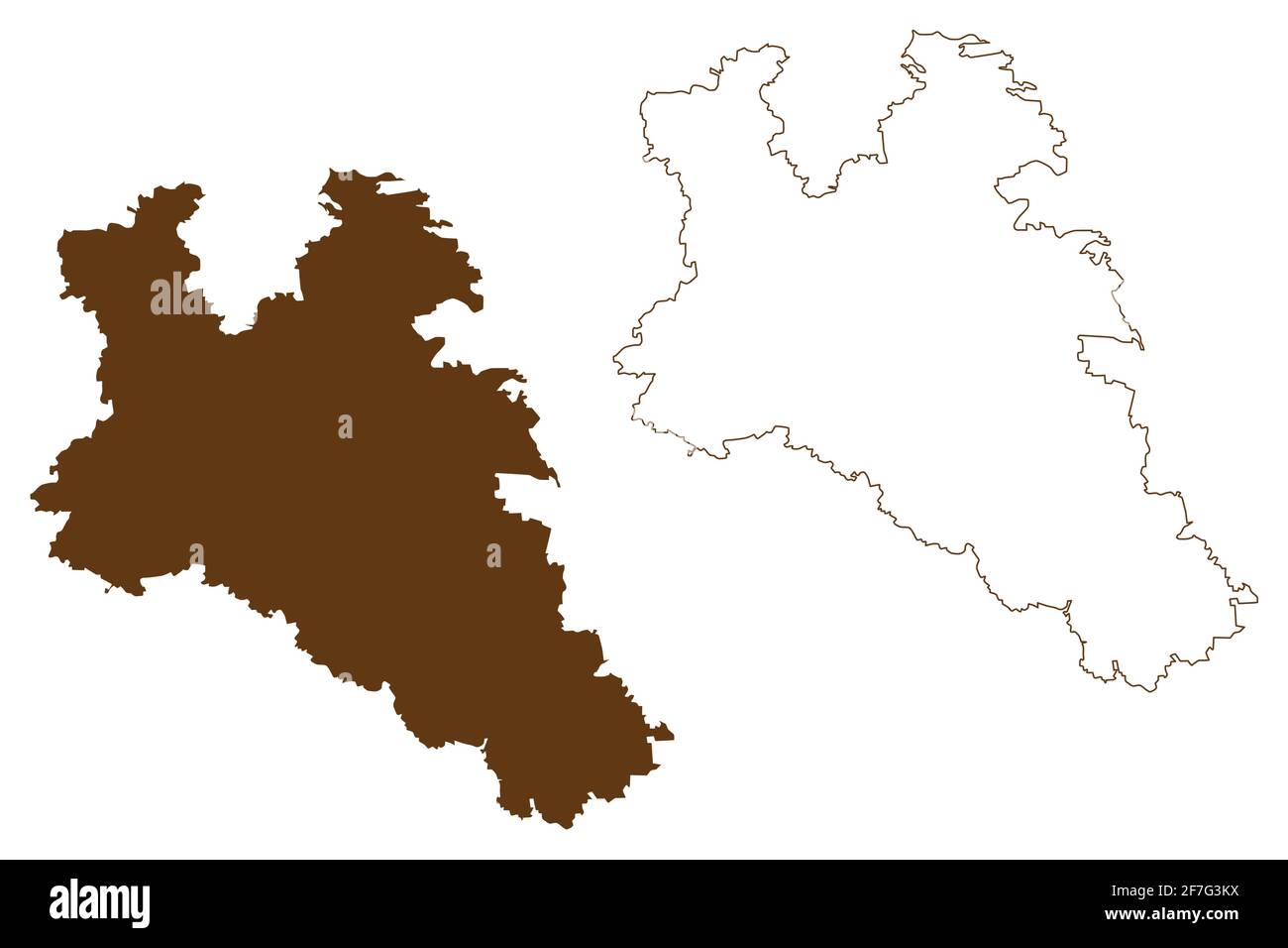 Roth district (Federal Republic of Germany, rural district Middle ...