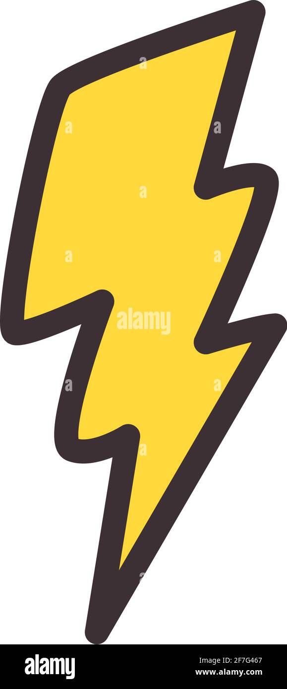 Weather rain power thunder icon Stock Vector Image & Art - Alamy