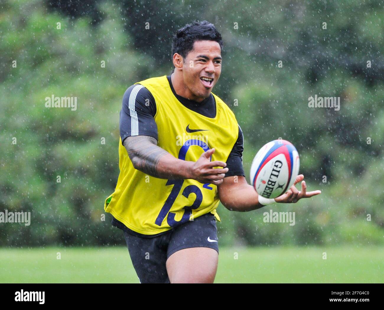ENGLAND RUGBY TEAM TRAINING AT PENNY HILL PARK HOTEL FOR THEIR WORLD ...