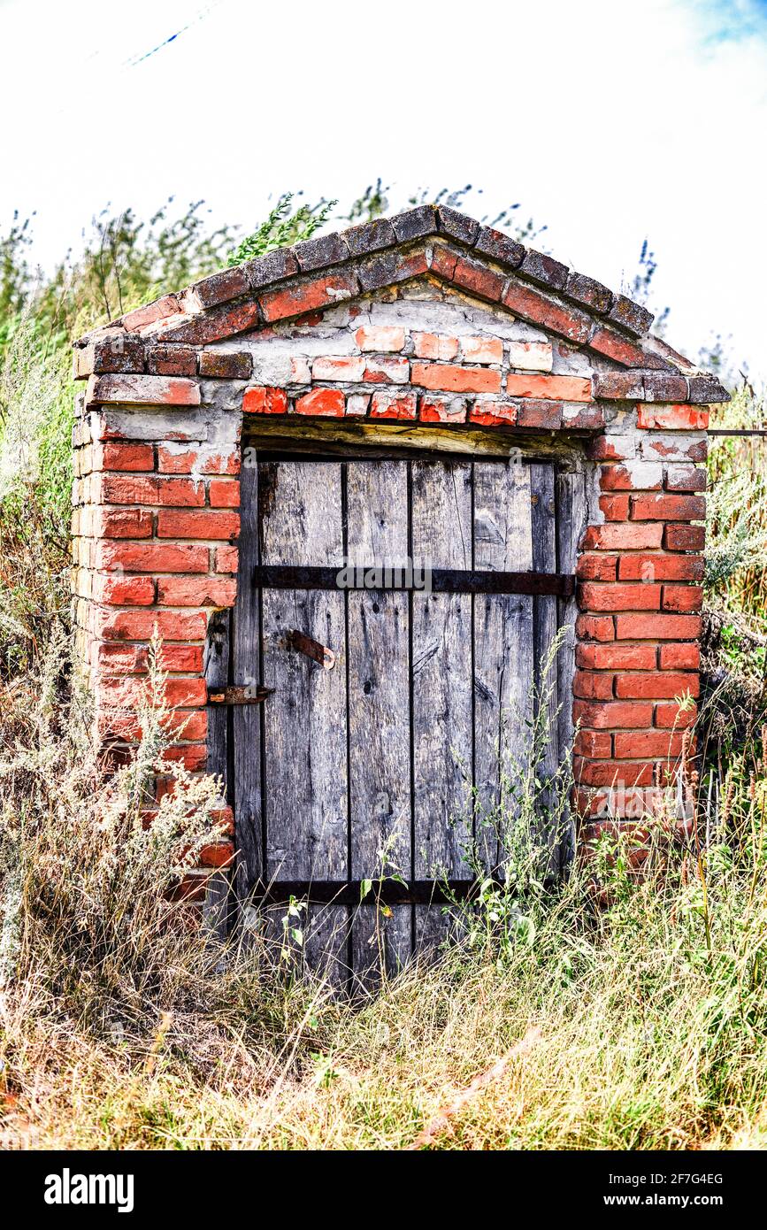 old wooden door. Wooden texture with scratches and cracks Stock Photo ...