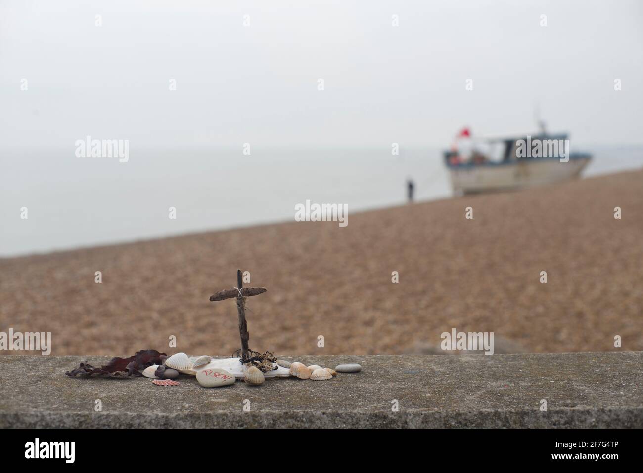 Easter display on the beach Stock Photo - Alamy