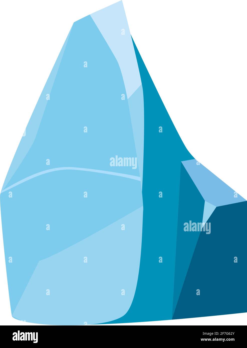 Isolated ocean iceberg stone design Stock Vector Image & Art - Alamy