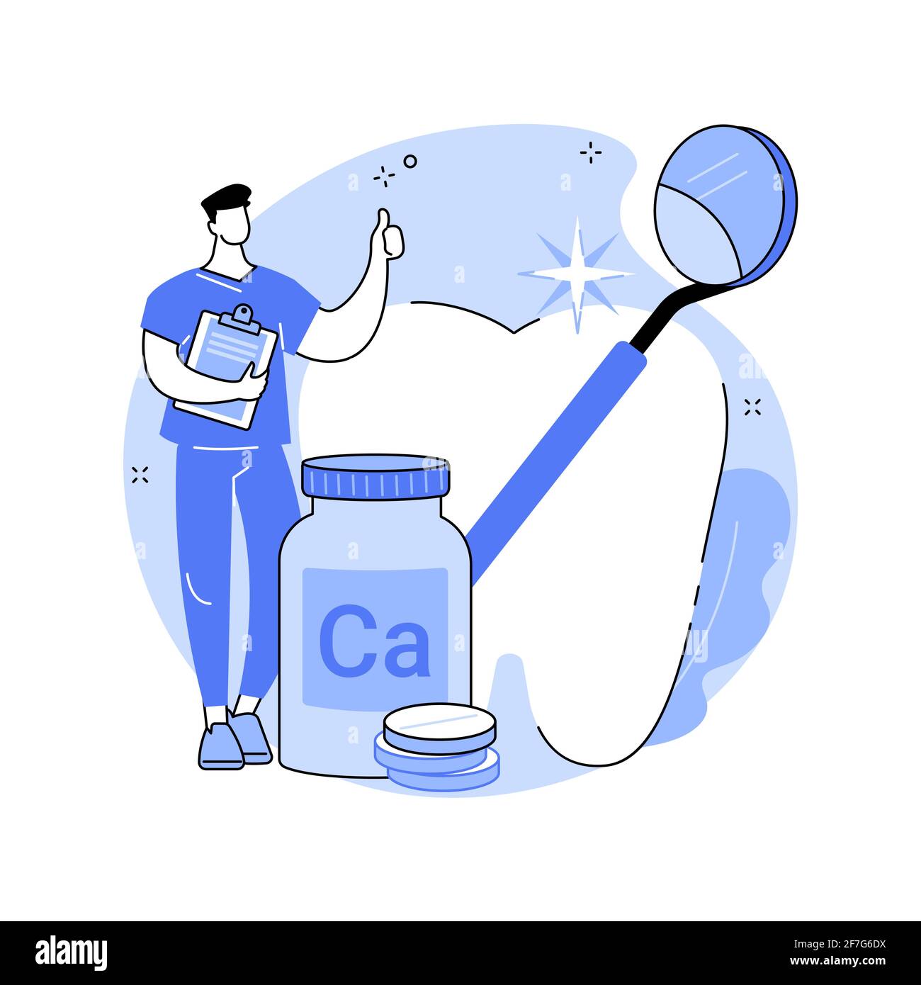 Uses of Calcium abstract concept vector illustration Stock Vector Image ...