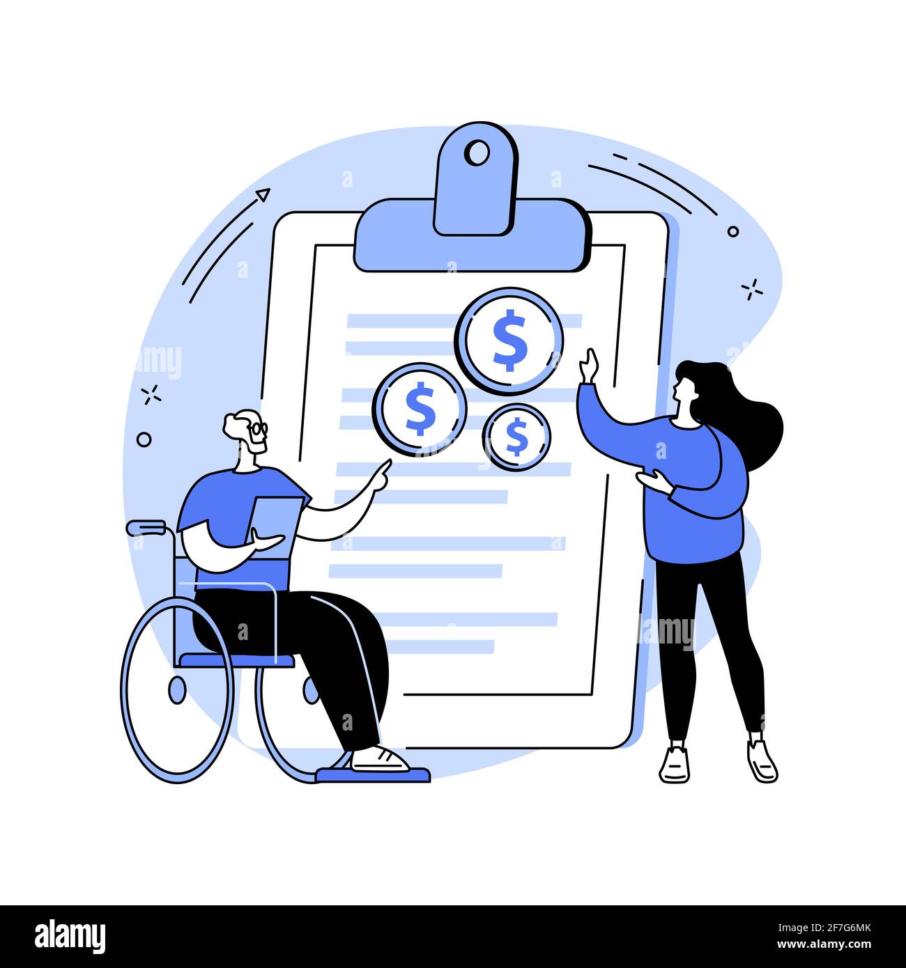 Social assistance abstract concept vector illustration Stock Vector ...