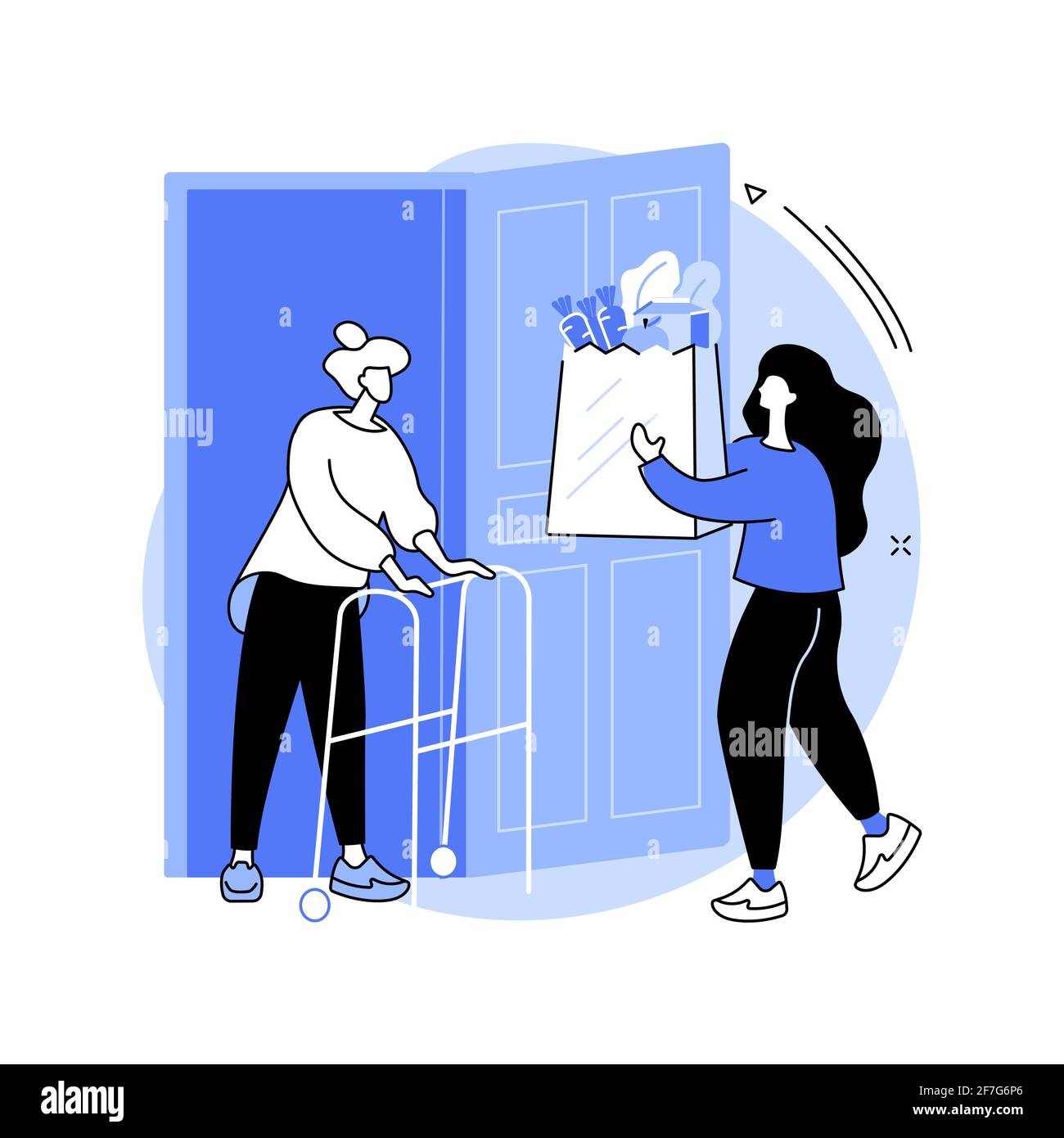 Social work abstract concept vector illustration Stock Vector Image ...