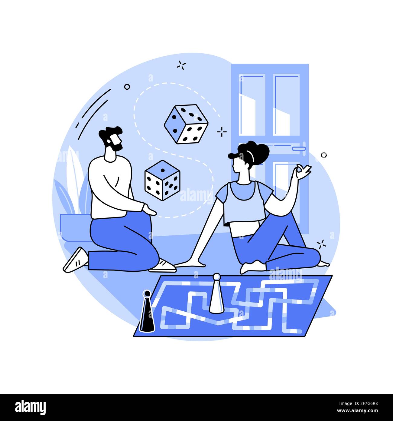 Board games abstract concept vector illustration Stock Vector Image ...