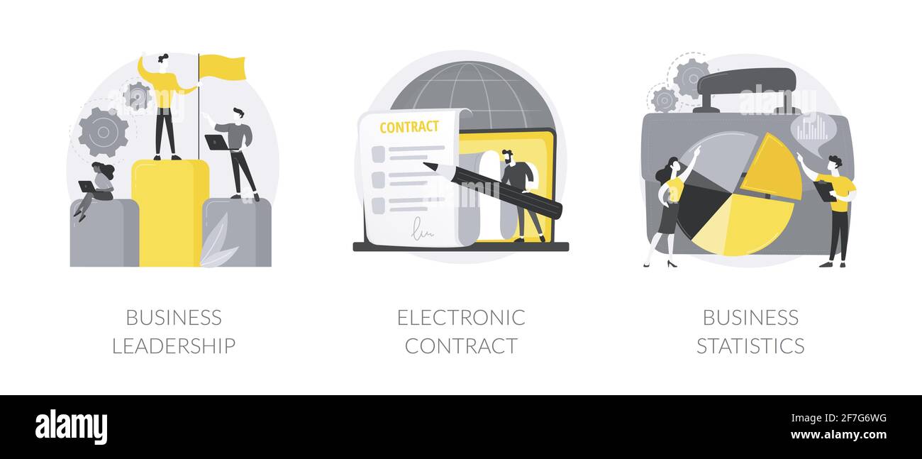 Company management abstract concept vector illustrations Stock Vector ...