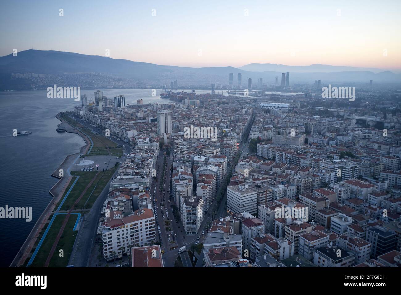 Aerial view turkish resort city hi-res stock photography and images - Alamy