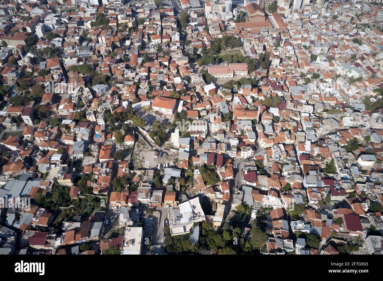 Suburb rooftop house city view hi-res stock photography and images - Alamy