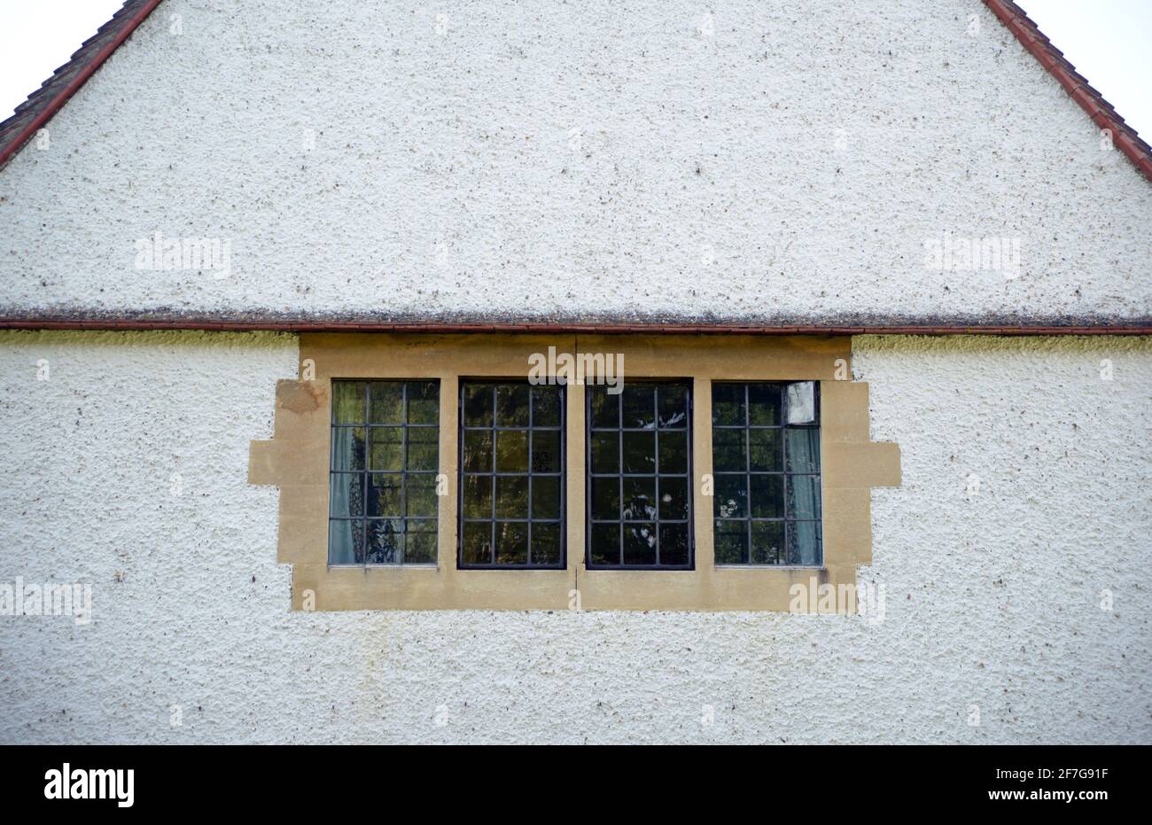 Voysey House Window Hertfordshire England Stock Photo - Alamy