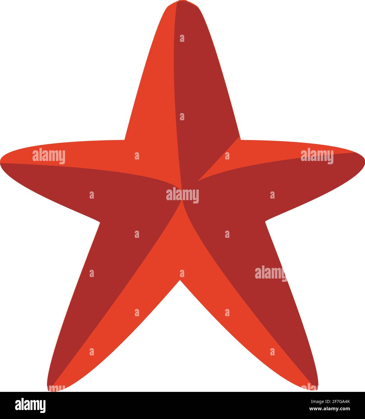 Seastar isolated on white Stock Vector Images - Alamy