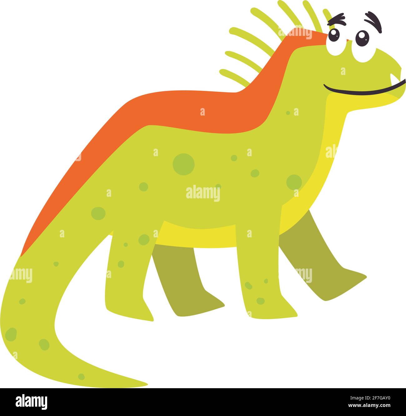 green dinosaur on white background Stock Vector Image & Art - Alamy