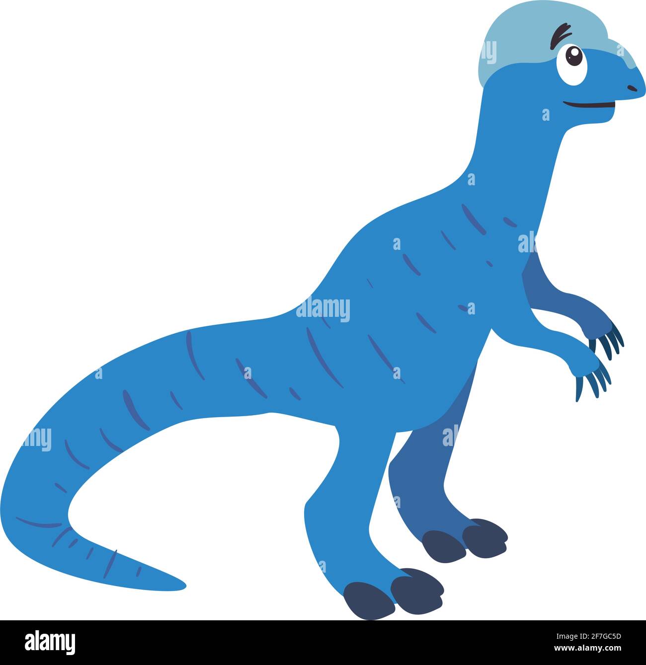 blue dinosaur on white background Stock Vector Image & Art - Alamy