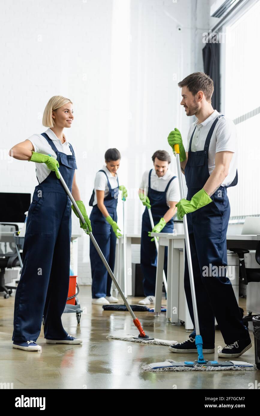 Black woman floor office cleaning hi-res stock photography and images ...