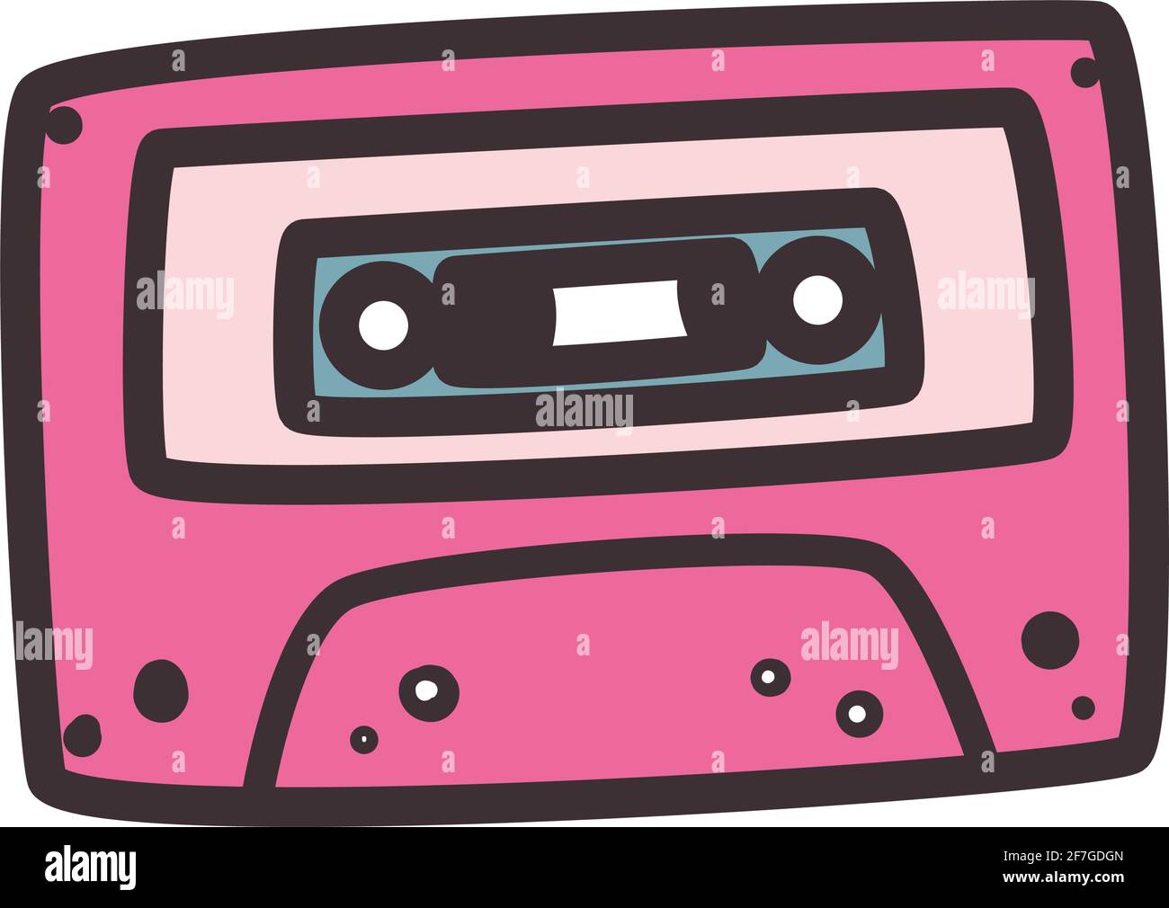 retro and music cassette icon Stock Vector Image & Art - Alamy