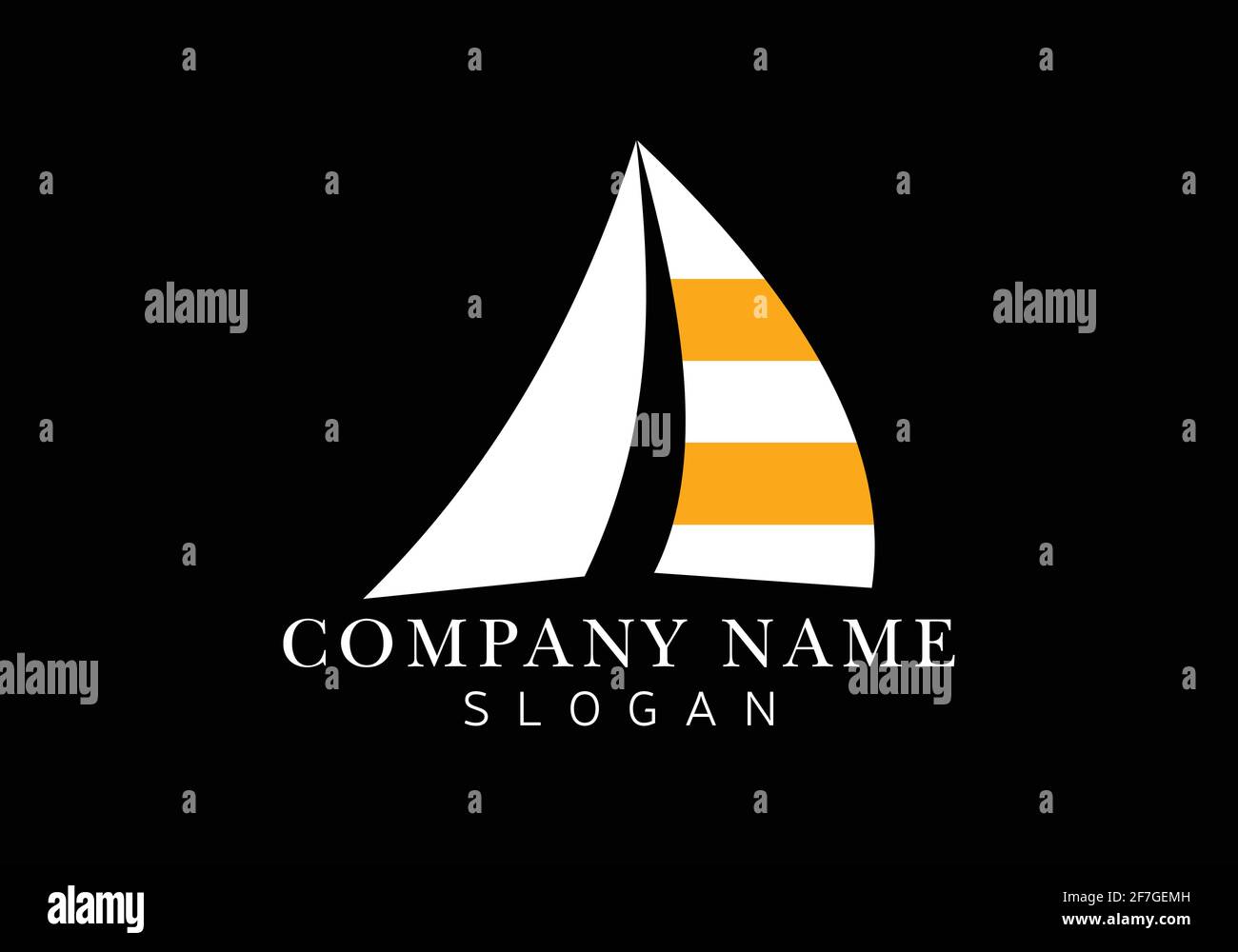 sail boat logo design vector template Stock Vector Image & Art - Alamy