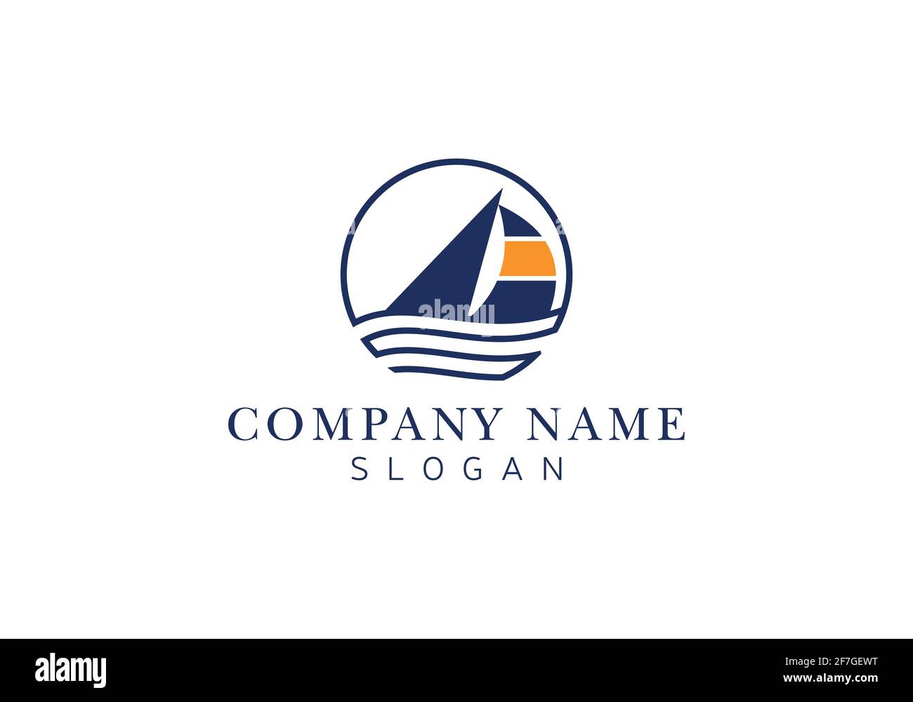 sail boat logo design vector template Stock Vector Image & Art - Alamy
