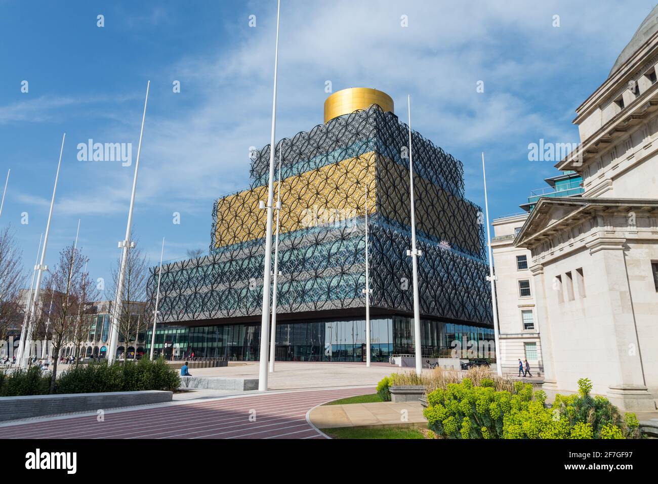 The Library of Birmingham in Centenary Square in Birmingham city centre ...