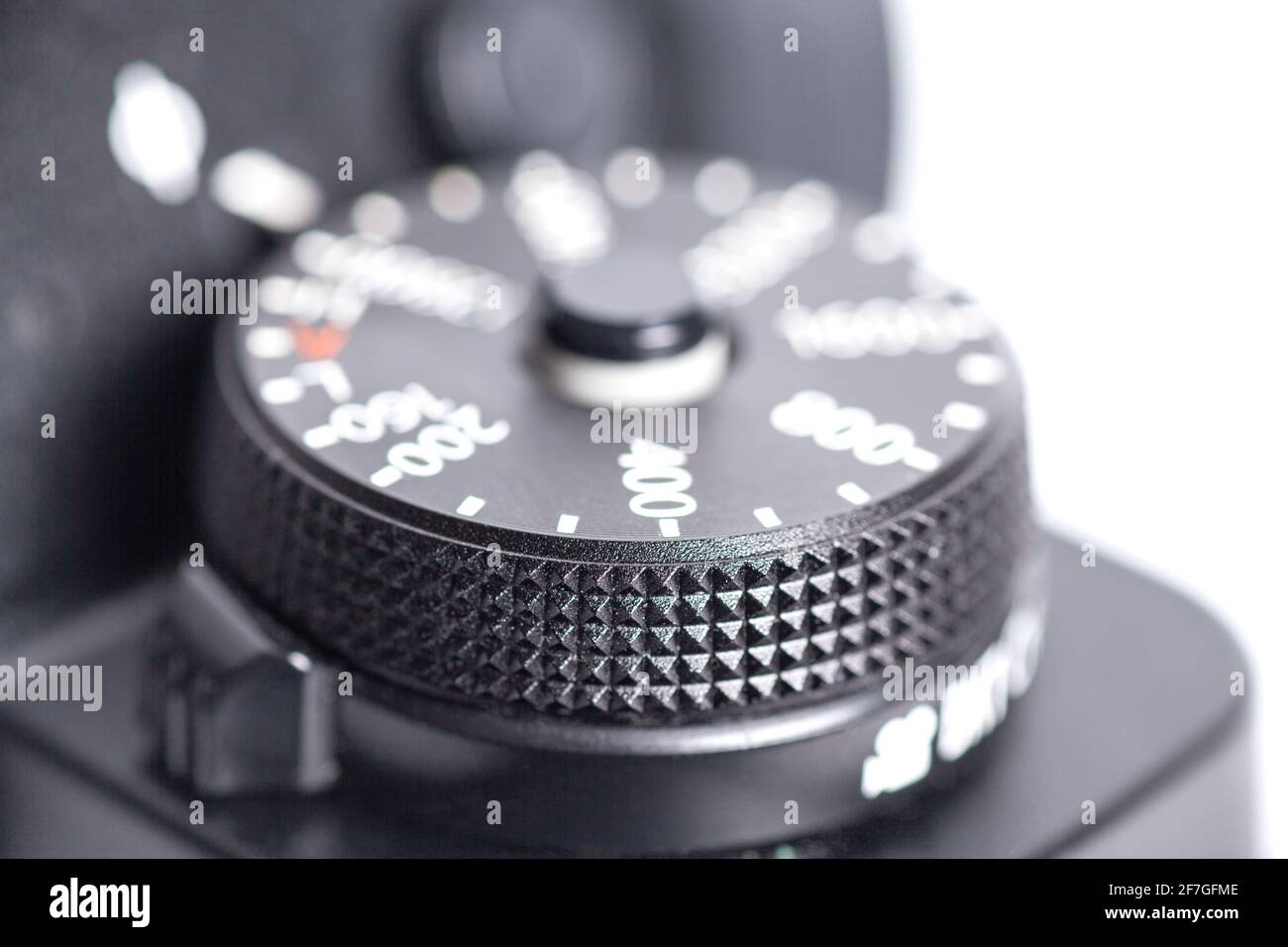 camera control wheel isolated on white background Stock Photo - Alamy