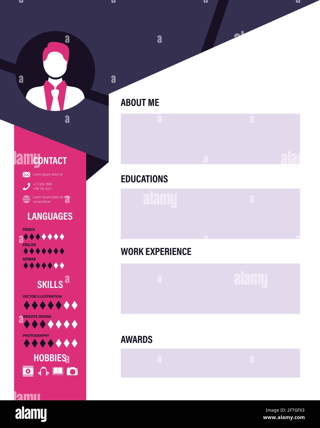 Curriculum Stock Vector Images - Alamy