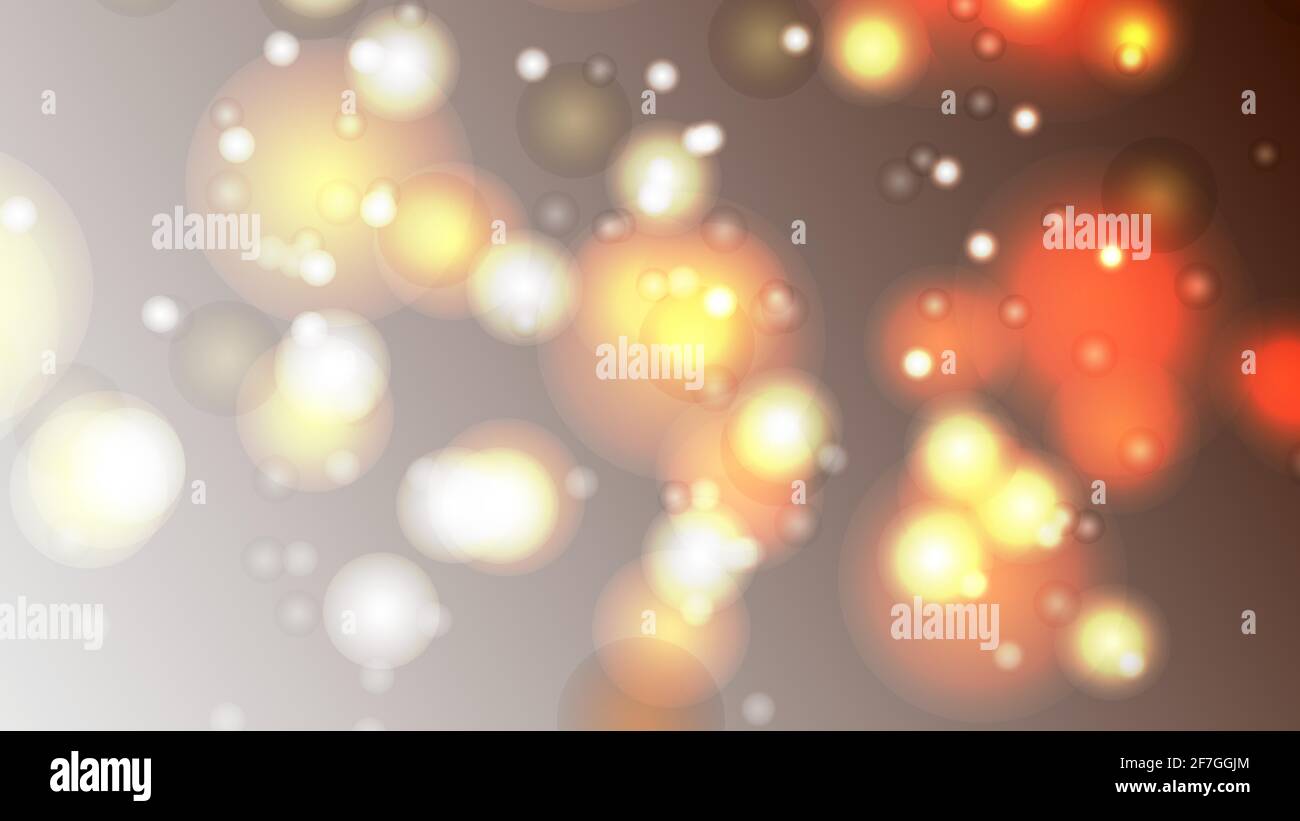 Brown Bokeh Lights Particles Abstract Background. Vector illustration Stock Vector Image & Art ...