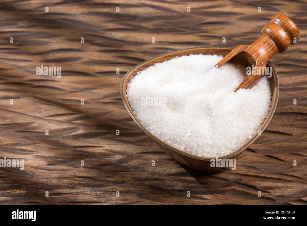 White granulated sugar and refined sugar Stock Photo - Alamy