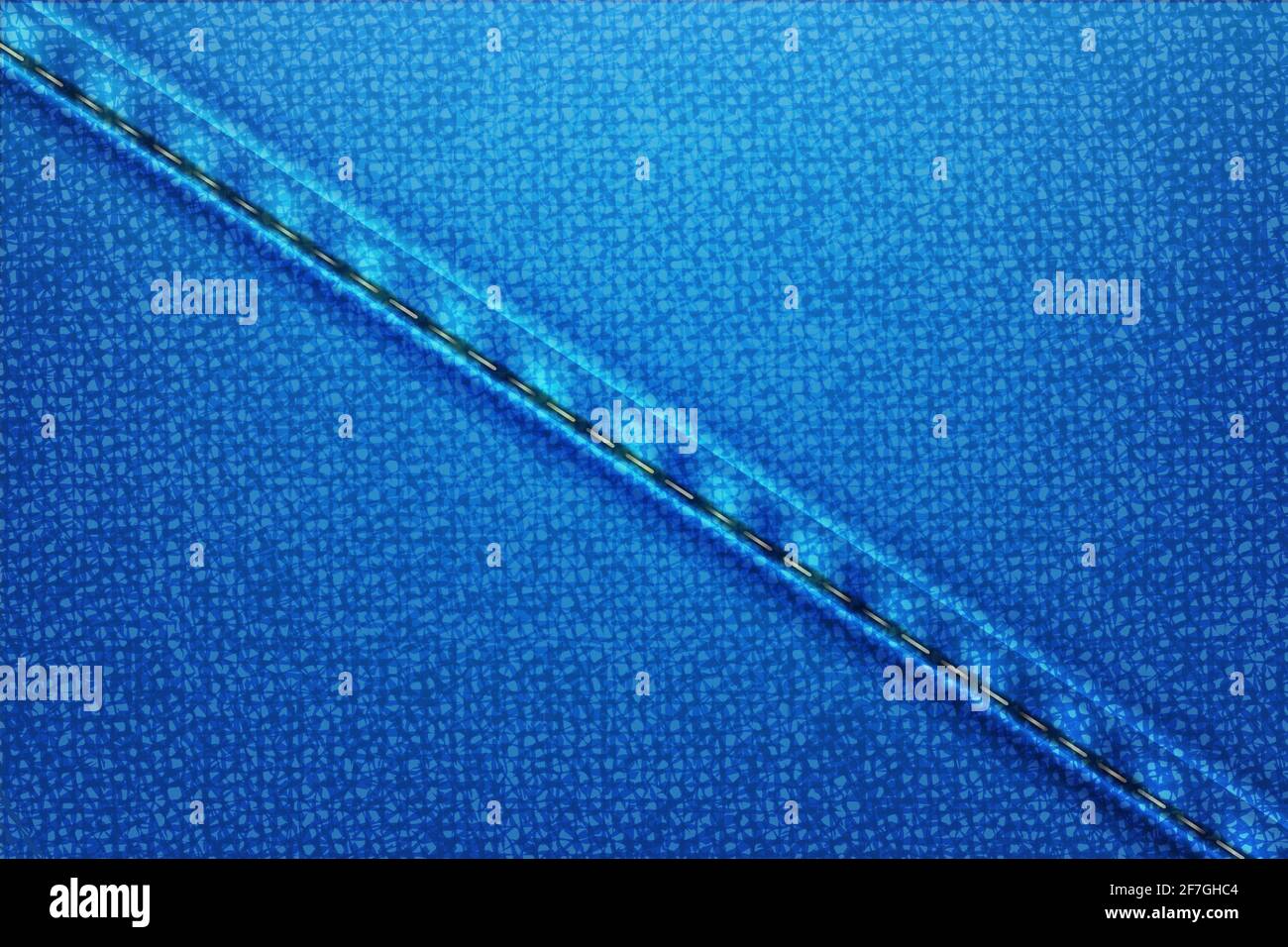 Vector illustration of blue rough vector texture zwith threads Stock ...