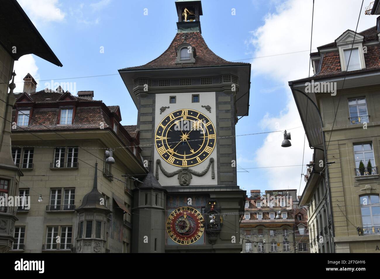 Bern, Switzerland - 04 03 2021: View from the street on east front of ...