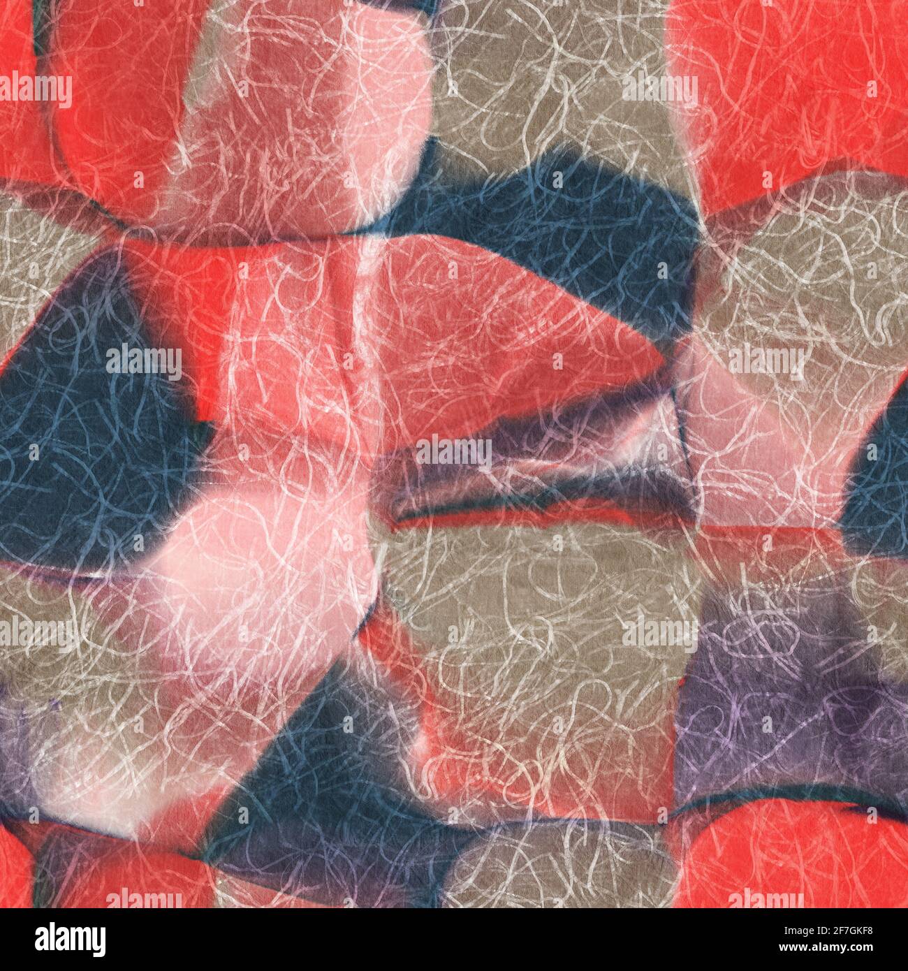 Seamless abstract blobs of color paper texture Stock Photo - Alamy