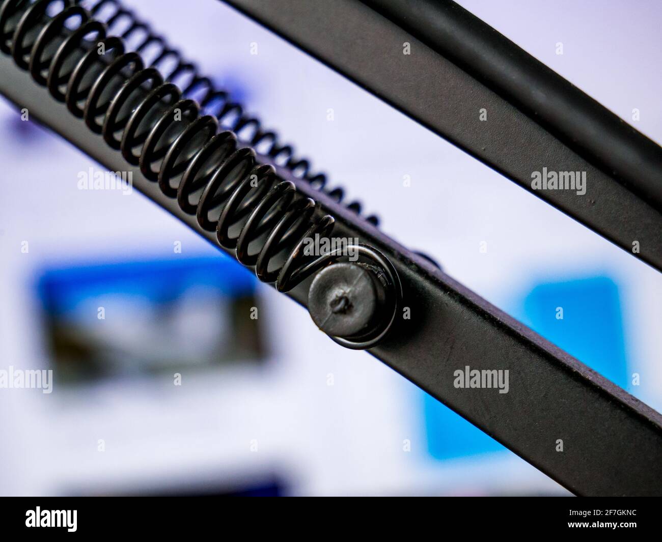 Large metal spring hi-res stock photography and images - Alamy
