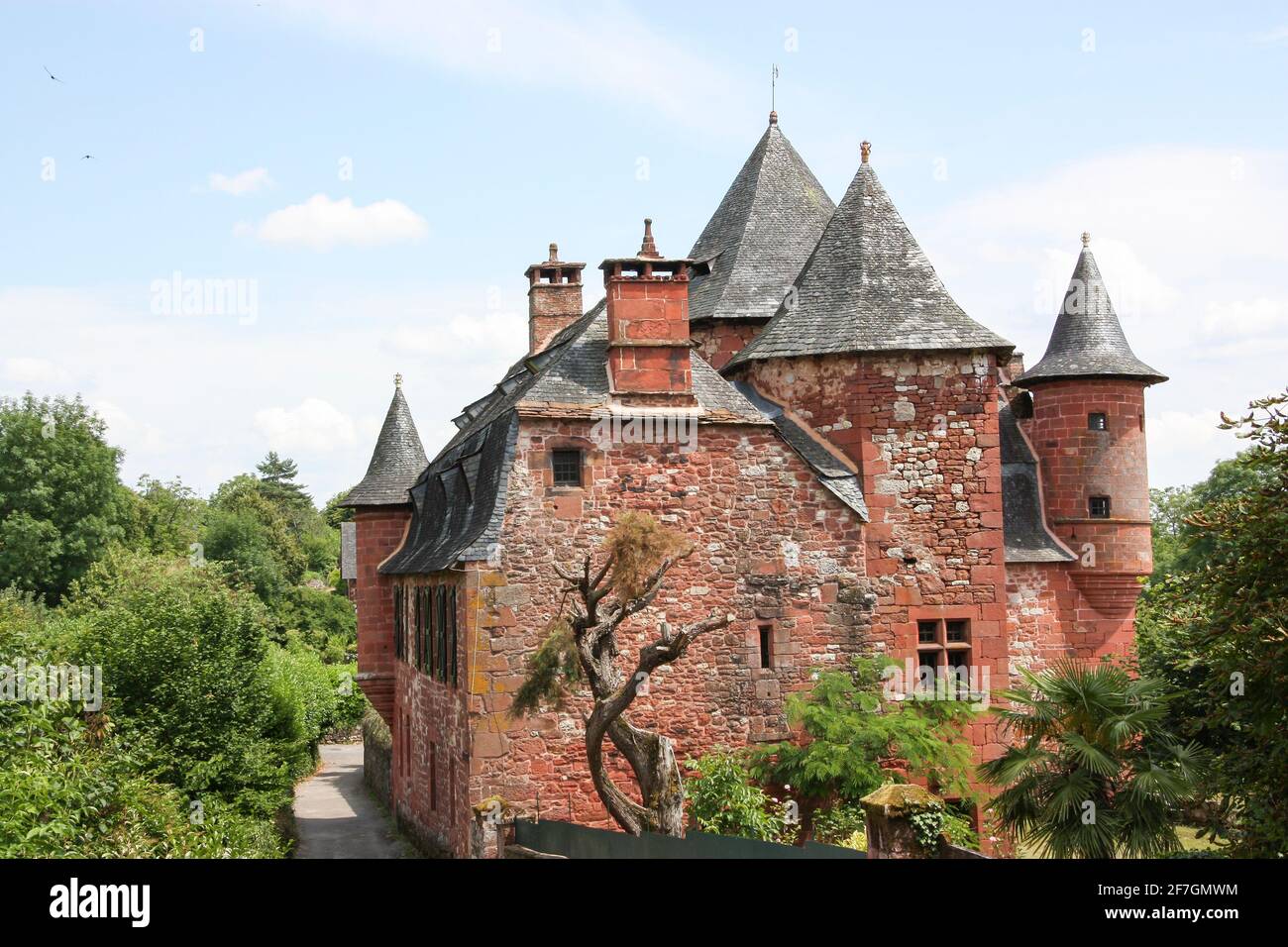 Chateau de Vassinhac (Manior de Vassihac), Collonges La Rouge, Correze ...