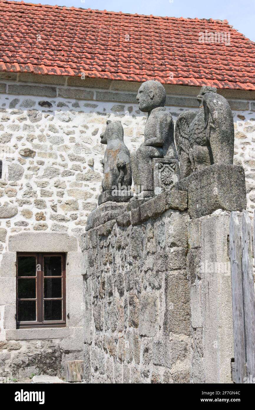 Granite stone sculptures by the 19thC French stone mason Francois ...
