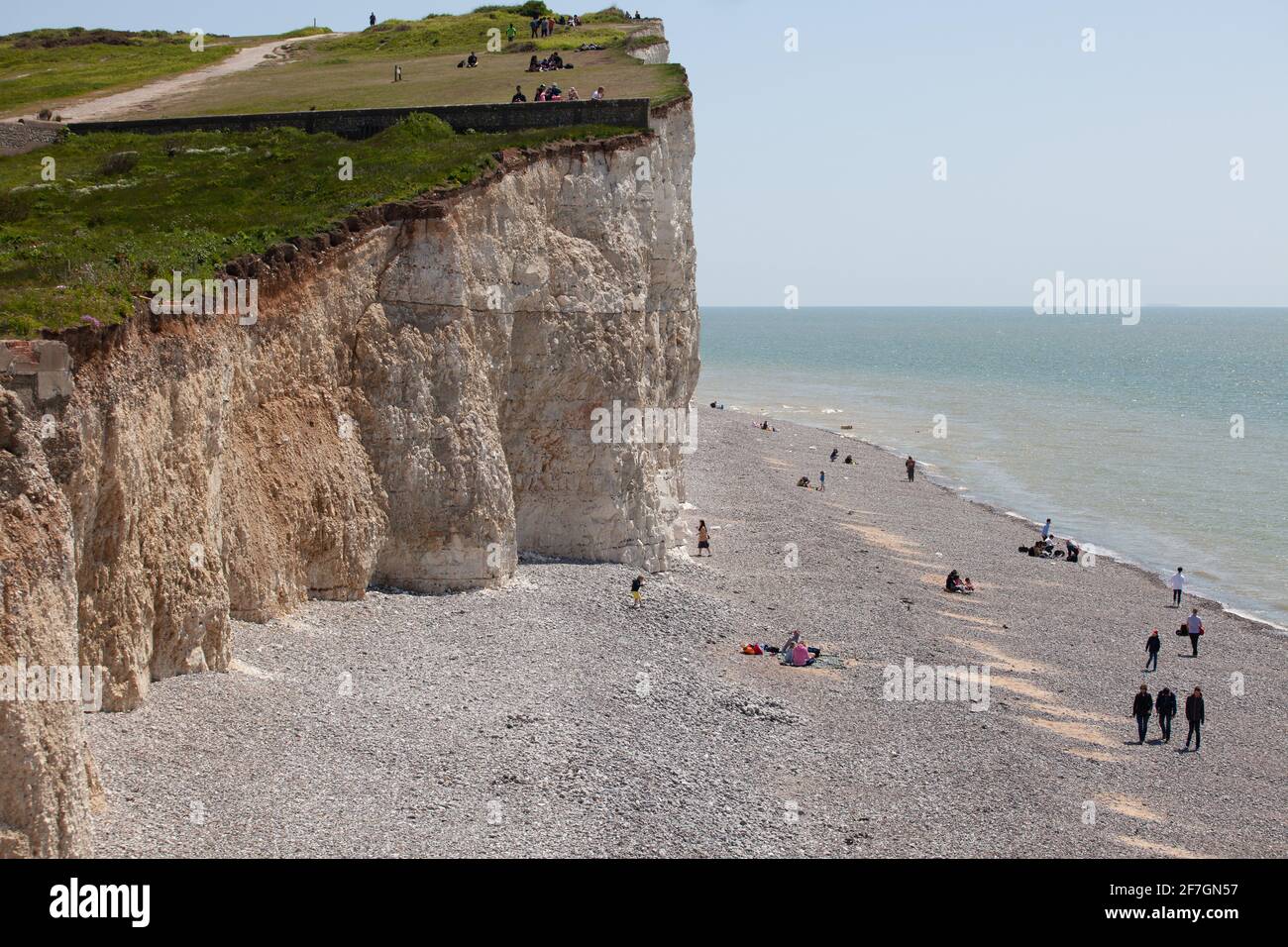 The cliffs were created in prehistoric times when the land was under ...